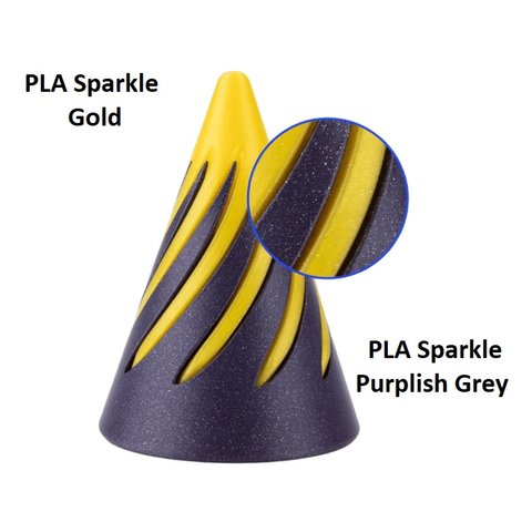 Филамент для 3D-принтера ELEGOO PLA Sparkle Gold, 1 кг - Все запчасти